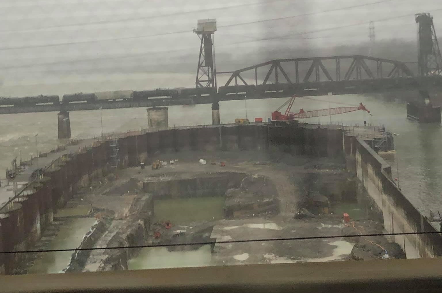 Industrial History: Chickamauga Dam in Tennessee River in Chattanooga, TN