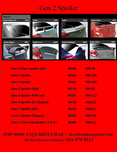 Skertzbodykit: Gen 2 Spoiler