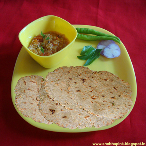 Shobha's: Bajara Aloo Roti