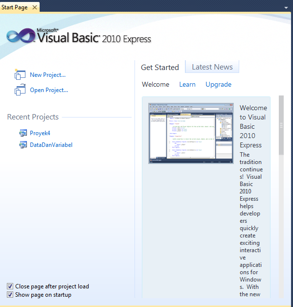 · Lalu Buatlah sebuah projek dengan cara klik New Projek pada ...