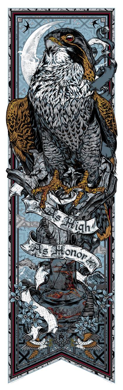 INSIDE THE ROCK POSTER FRAME BLOG: Rhys Cooper Game of Thrones Call the ...