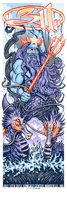 INSIDE THE ROCK POSTER FRAME BLOG: Munk One 311 Boston Poster World ...