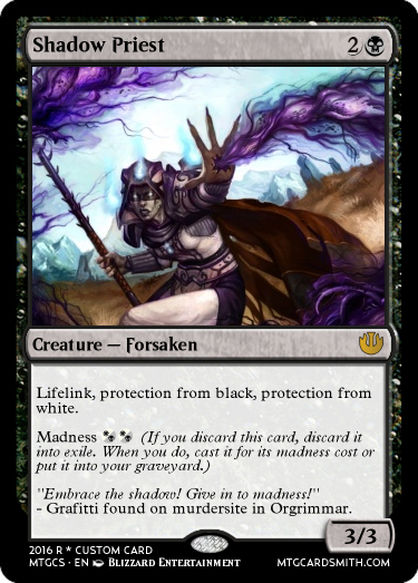 Master of World of Warcraft : all the WoW specializations as Magic Cards.