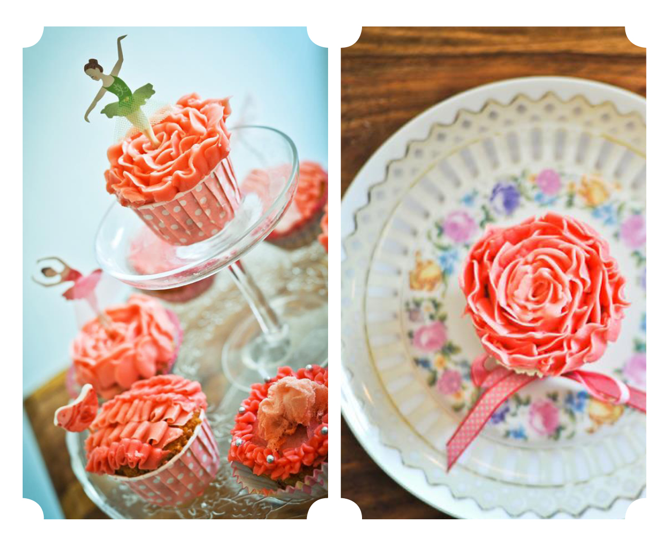 Zuckerschock und Tortenglück: Roses & Ruffle Cupcakes + Rezept