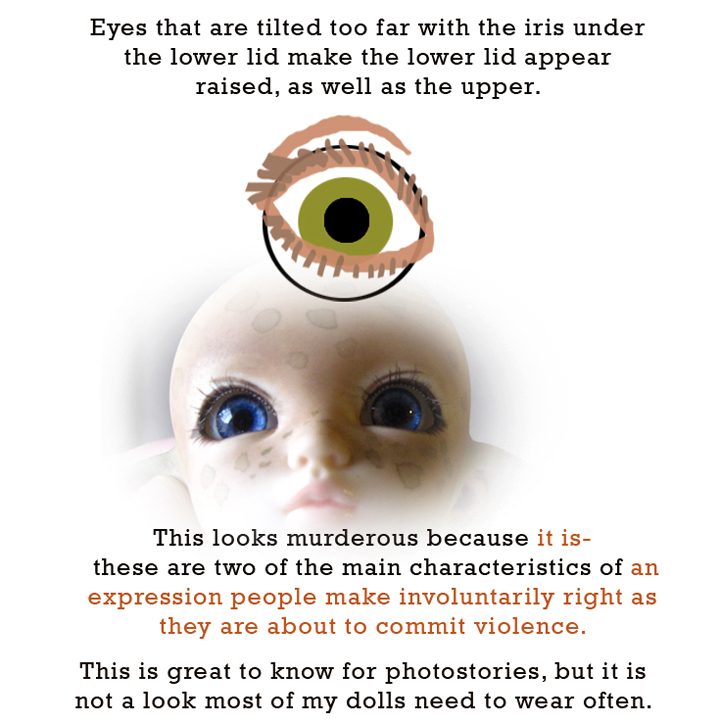 Feet Of Clay Dolls: Eye Alignment and Human Expressions