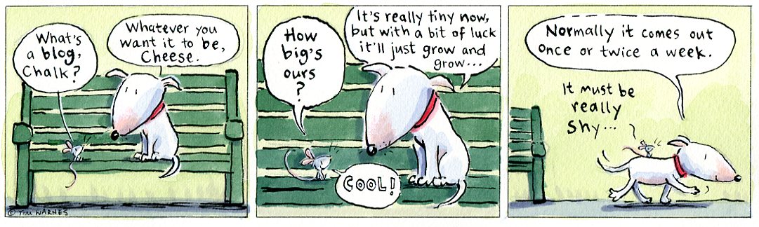 Chalk & Cheese Comics: July 2011