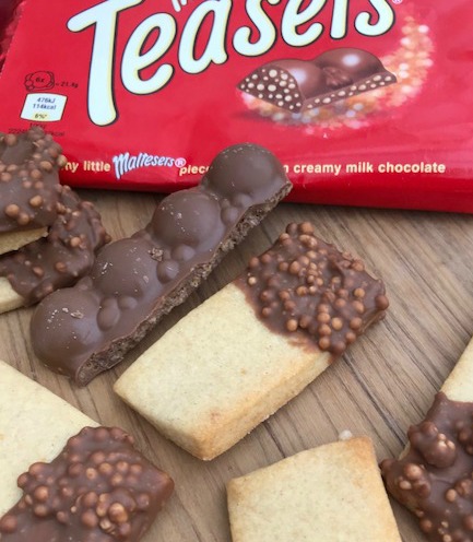 Malted Milk Biscuits With Malteaser Topping