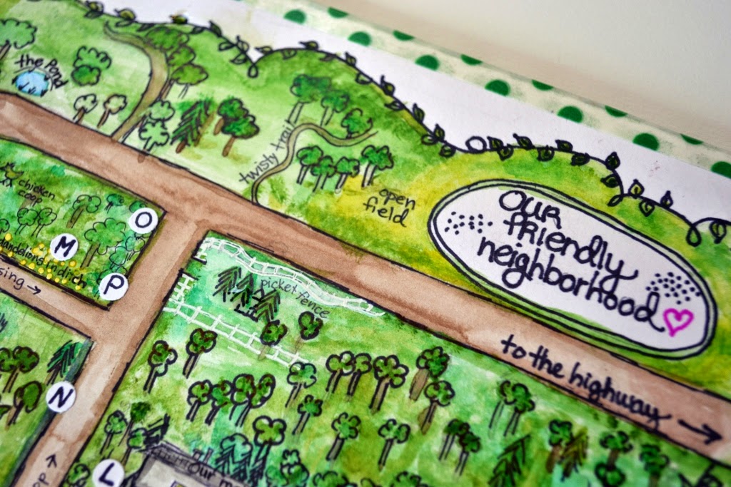 artful stories: My Friendly Neighborhood Map