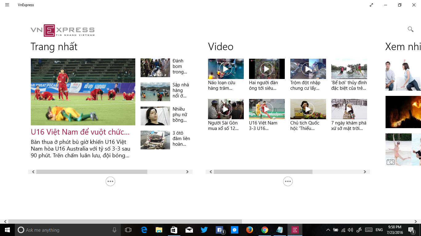 VnExpress.net ứng dụng đọc báo tiếng Việt được nhiều người xem nhất