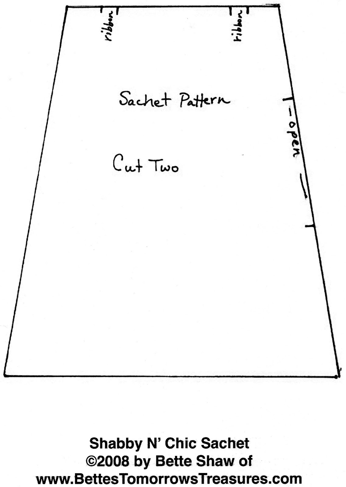 By Your Hands: Tuesday Tutorial -- Mother's Day Sachet