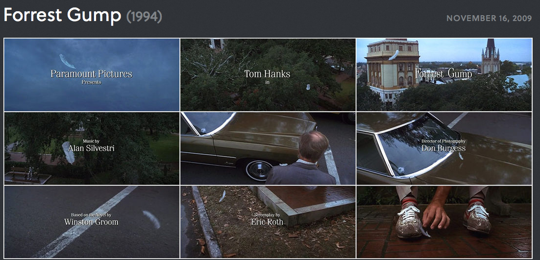 WELCOME, FLORIAN BERBERICH´s AS MEDIA : Titles: FORREST GUMP