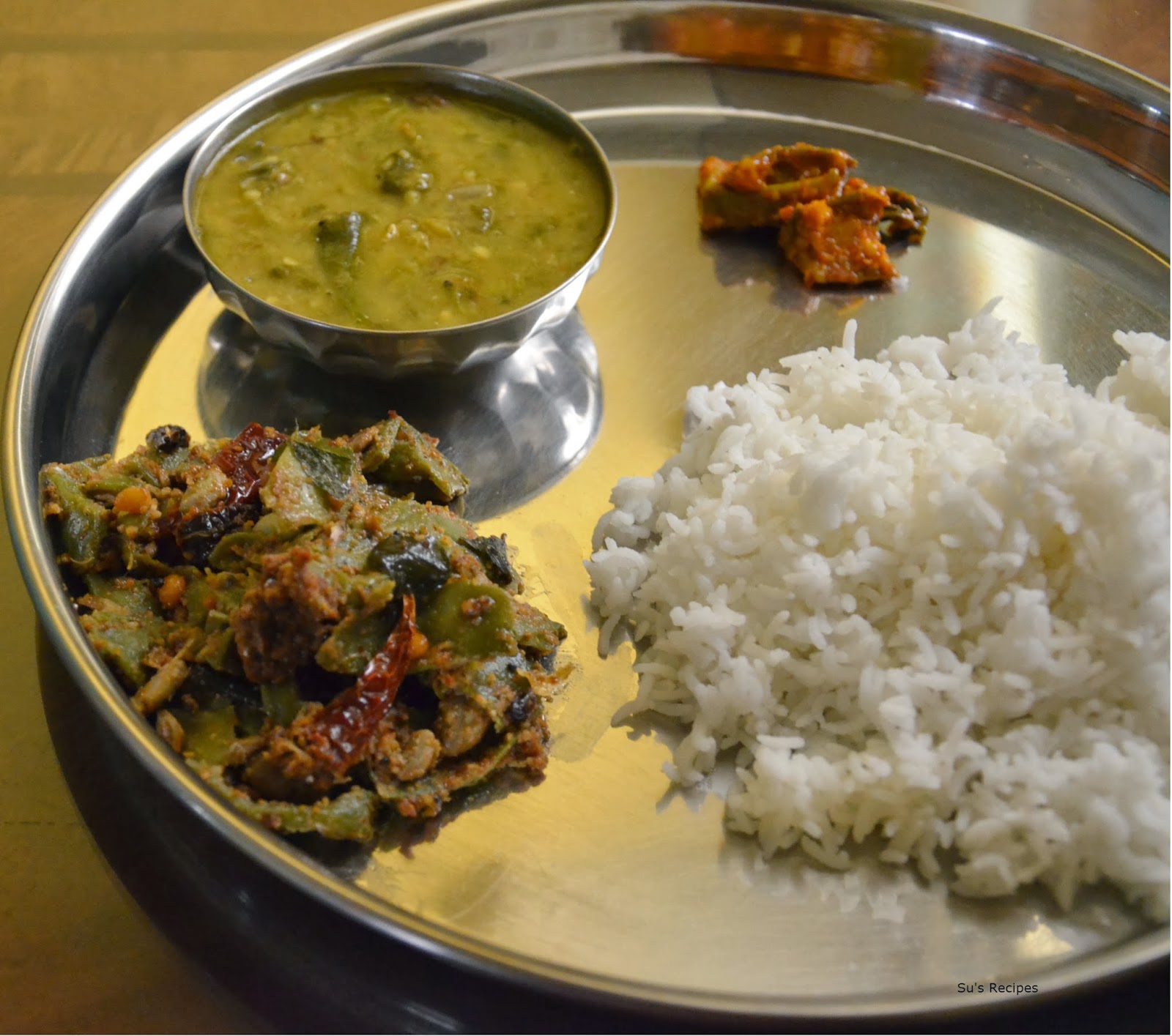 Su's Recipes: Chikkudu Kaaya Vepudu - Broad Beans Stir Fry