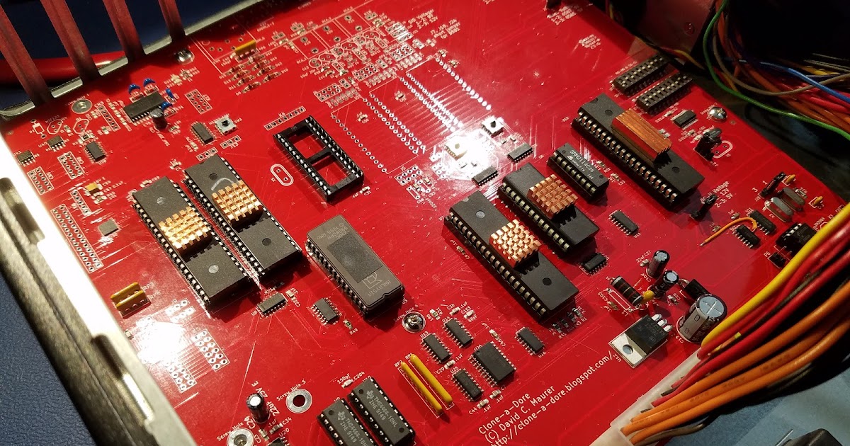 Clone-a-Dore: C64 Micro ATX Replacement Motherboard: First Power-On ...