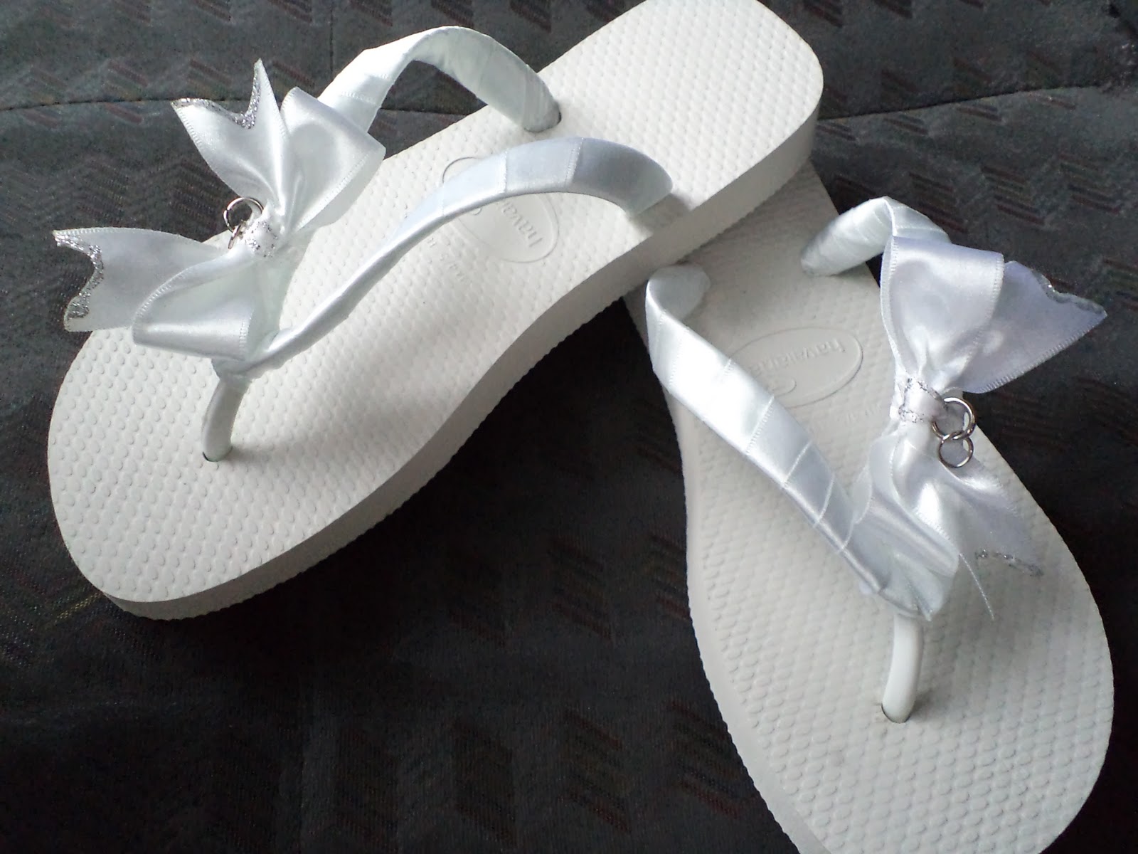 Jucalu Artesanatos: CHINELO BRANCO