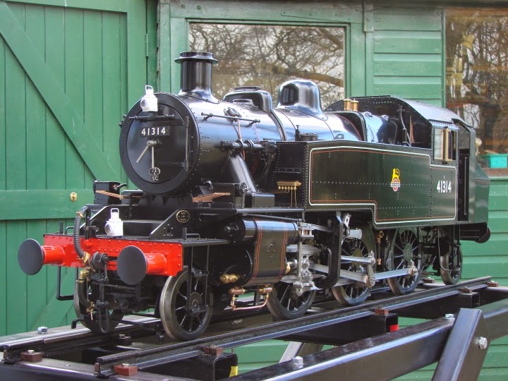 Steam Memories: Ivatt class 2 tank some more of Trevor Collyers model