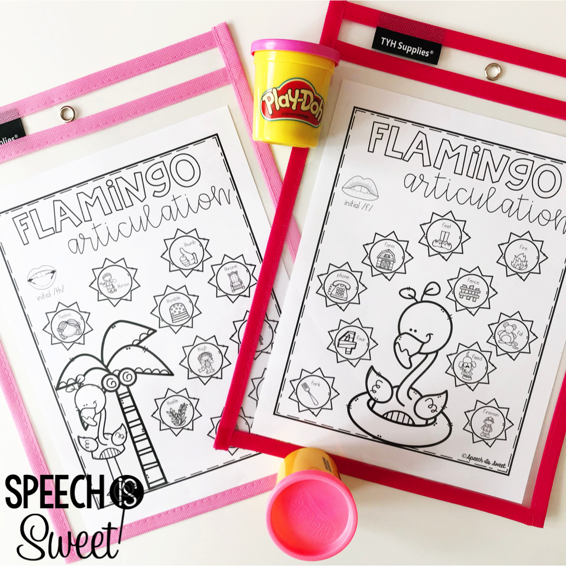 Flamingo Articulation Freebie! - Speech is Sweet