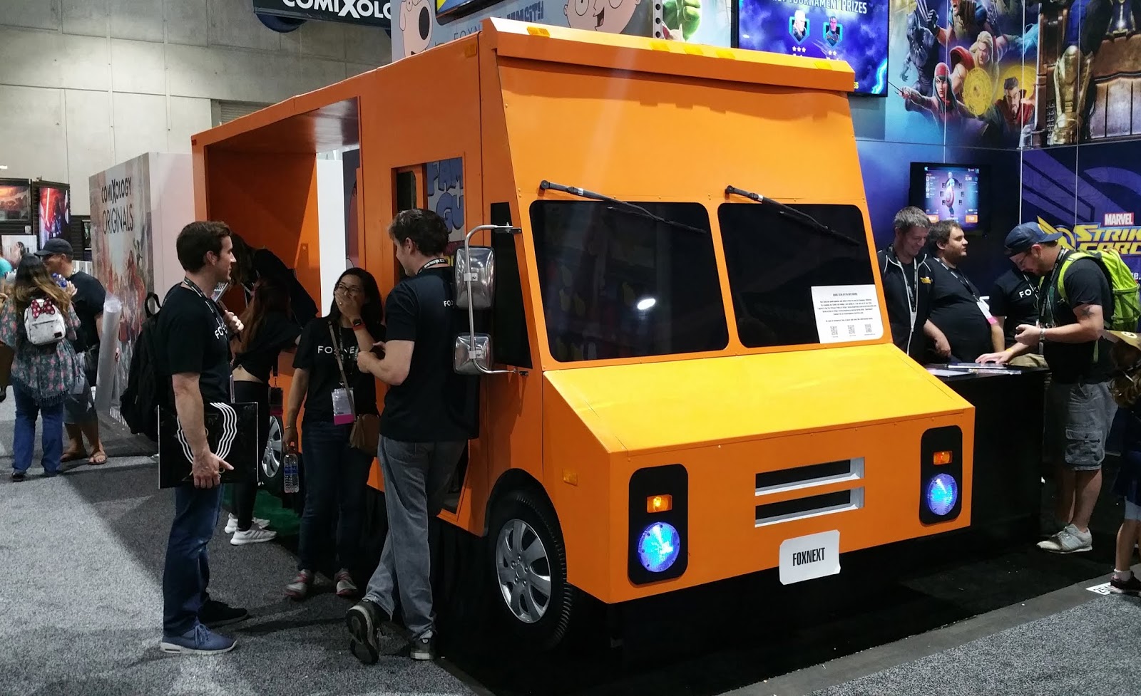 Just A Car Guy: some booths at Comic Con are getting real advanced and ...