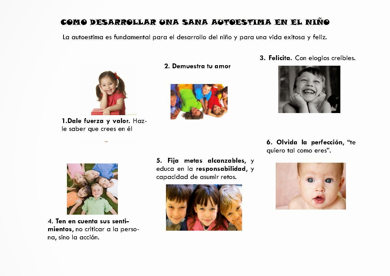 Autoestima en niños