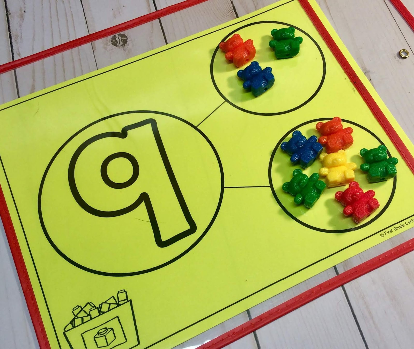 Guided Math Mats for Kindergarten - First Grade Centers and More