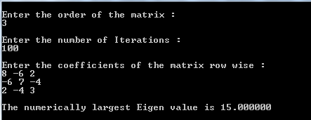 Computing for Beginners: Power Method to Find the Largest Eigenvalue
