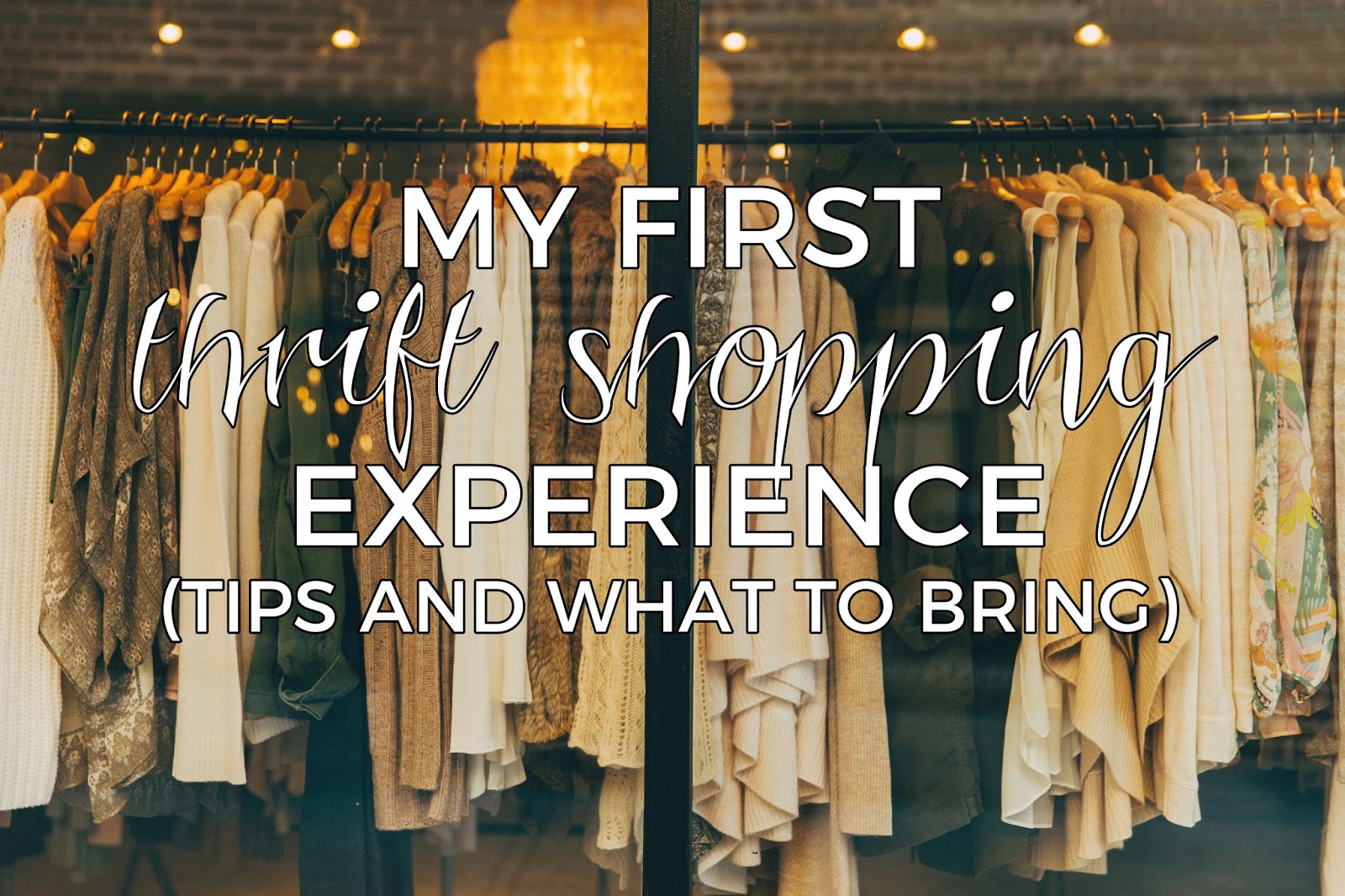 My First Thrift Shopping Experience (Tips and What to Bring) - Little ...