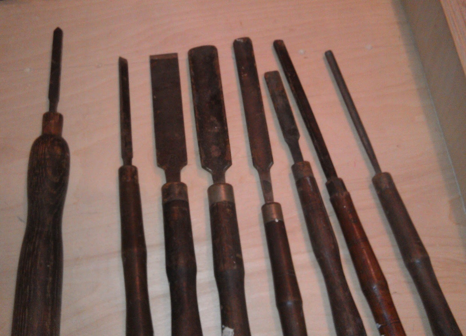 Wood Chuck's Workshop: Dunlap Lathe and D R Barton tools