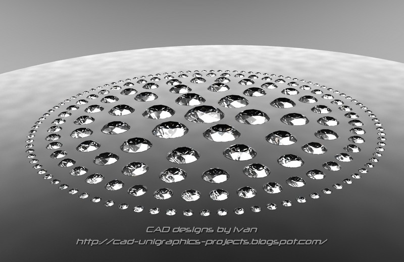 CAD designs by Ivan: Diamond, parametric model (free CAD download file)