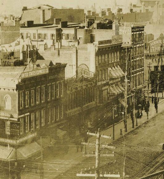 New York - History - Geschichte: Herald Square ca 1888