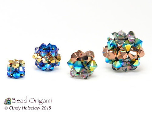 Bead Origami: New Beading Video: Geometric Beaded Beads, From Cubes to ...