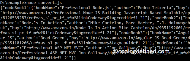 How To Convert An Object To Json In Nodejs Coding Defined