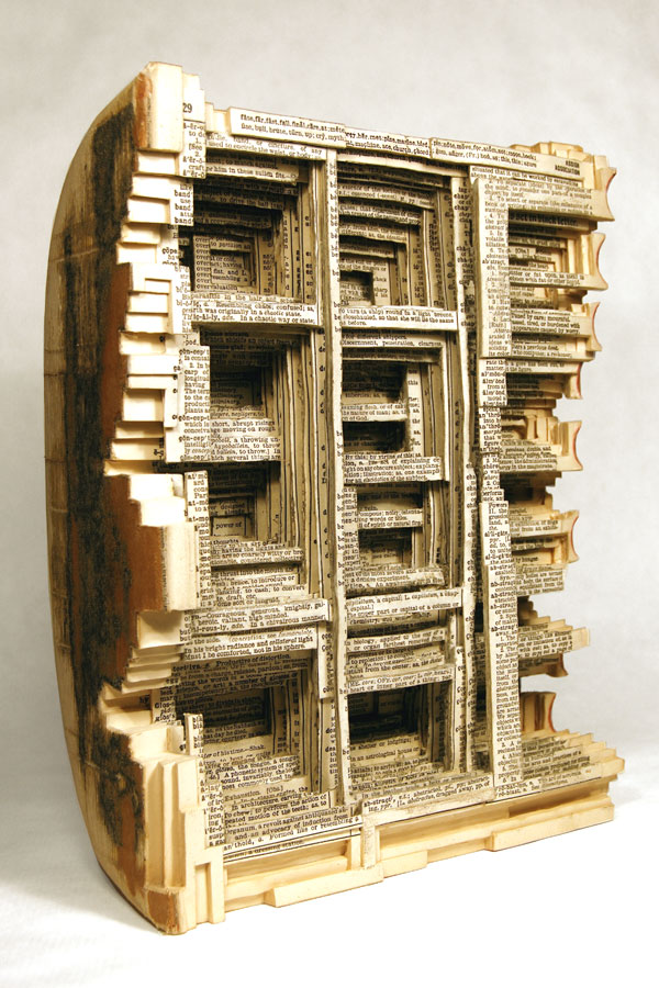 Book Sculptures by Brian Dettmer