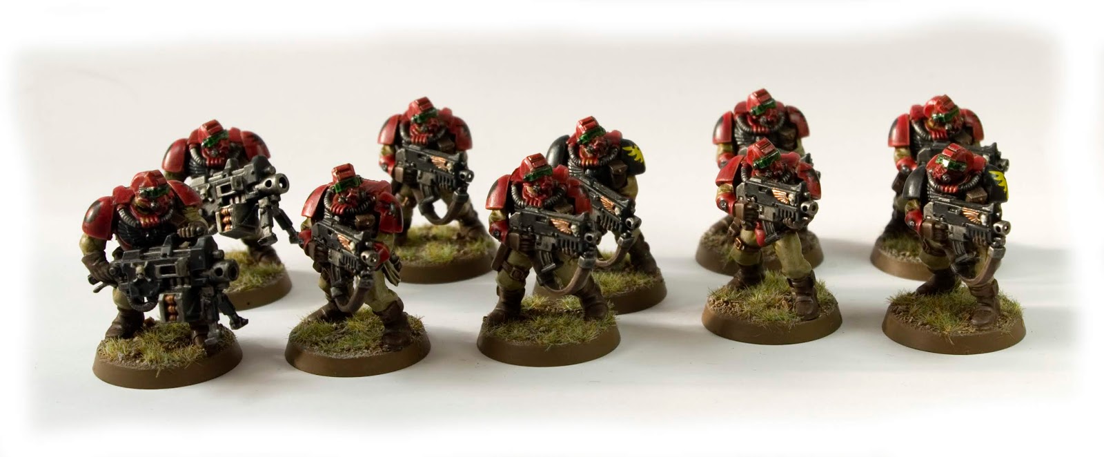 Blood Angels Scouts complete!