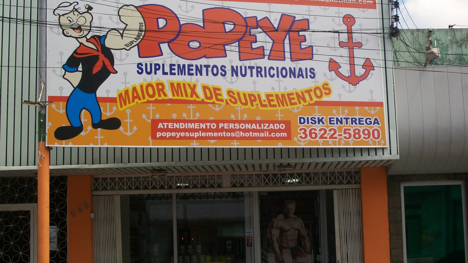 MANAUS FIGHT: POPEYE SUPLEMENTOS 03 LOJAS PARA MELHOR ATENDÊ-LOS