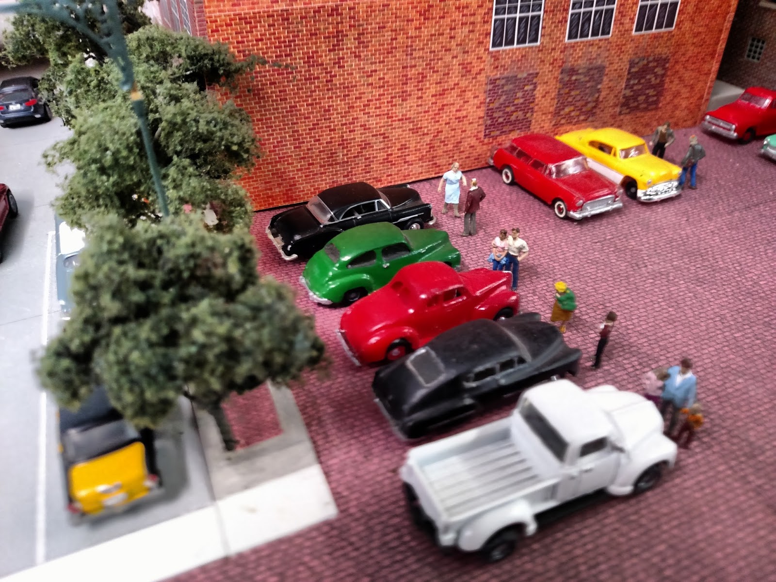 Traversing the Trails: Model A Car Show in 1/87th Scale