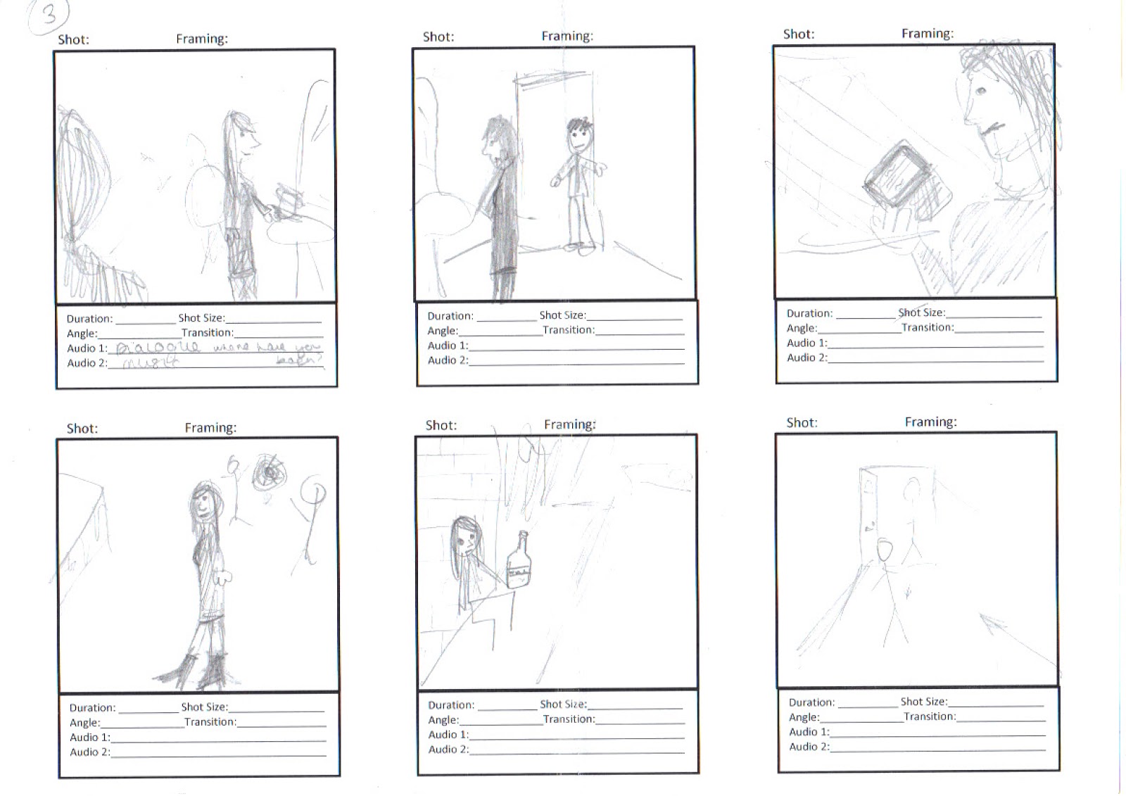 G324: Advanced Media Portfolio 8093 8126 8149 8251: Draft Storyboard ...