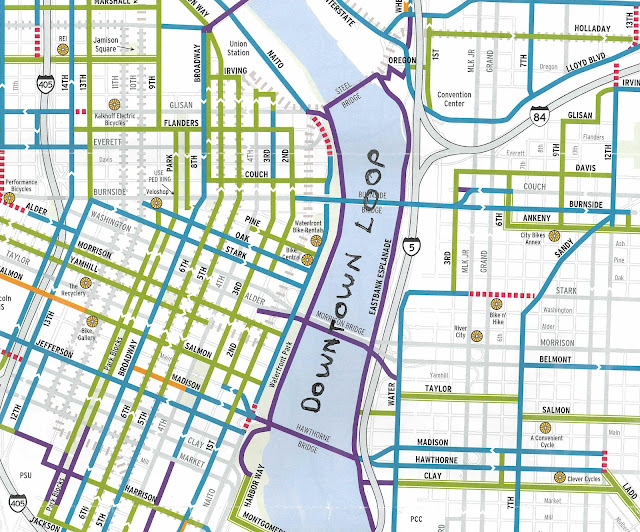 Madison Bike Life: Portland’s Three-Mile Downtown Bike Path Loop