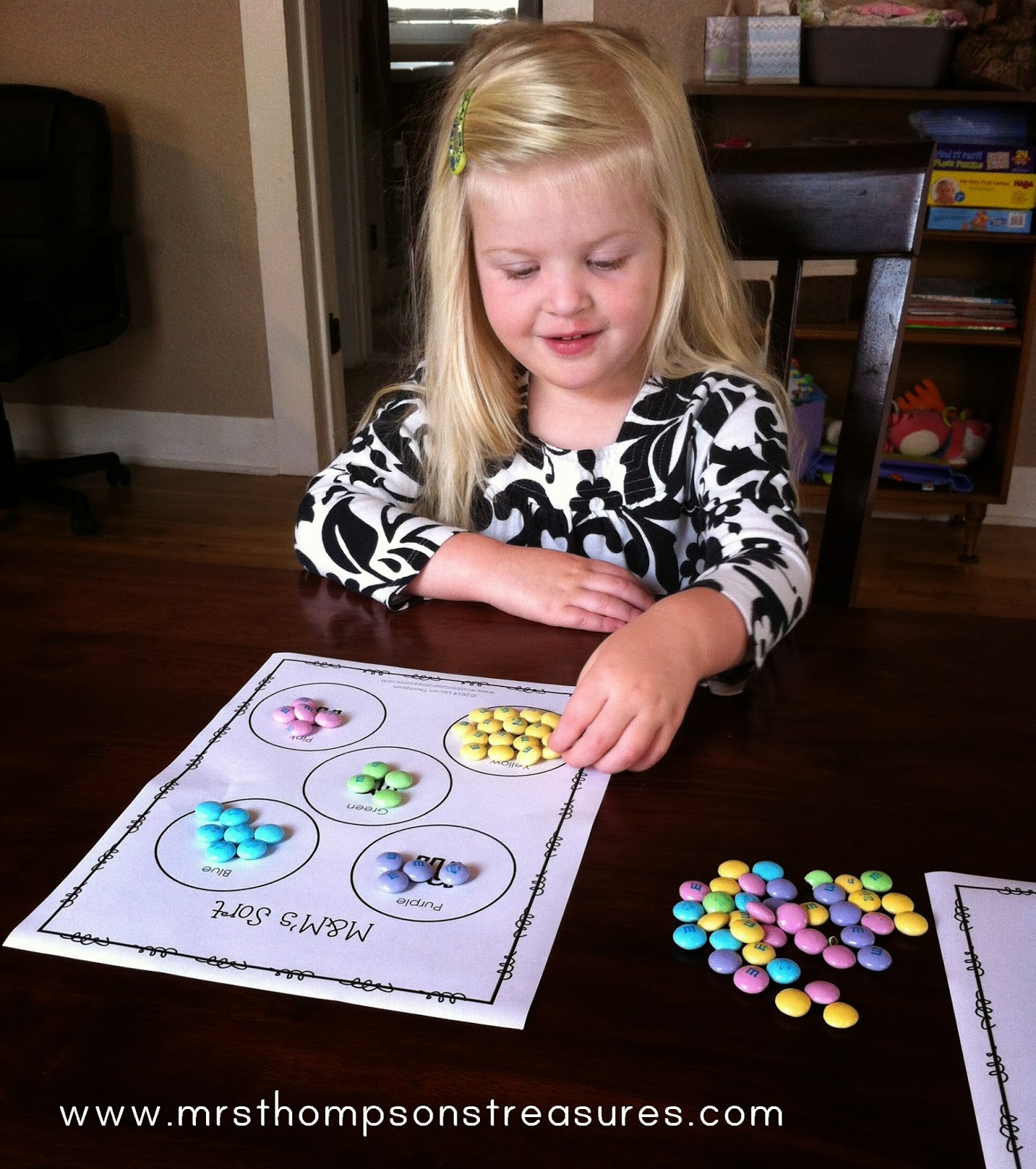 Easter M&M's Fun! - Mrs. Thompson's Treasures