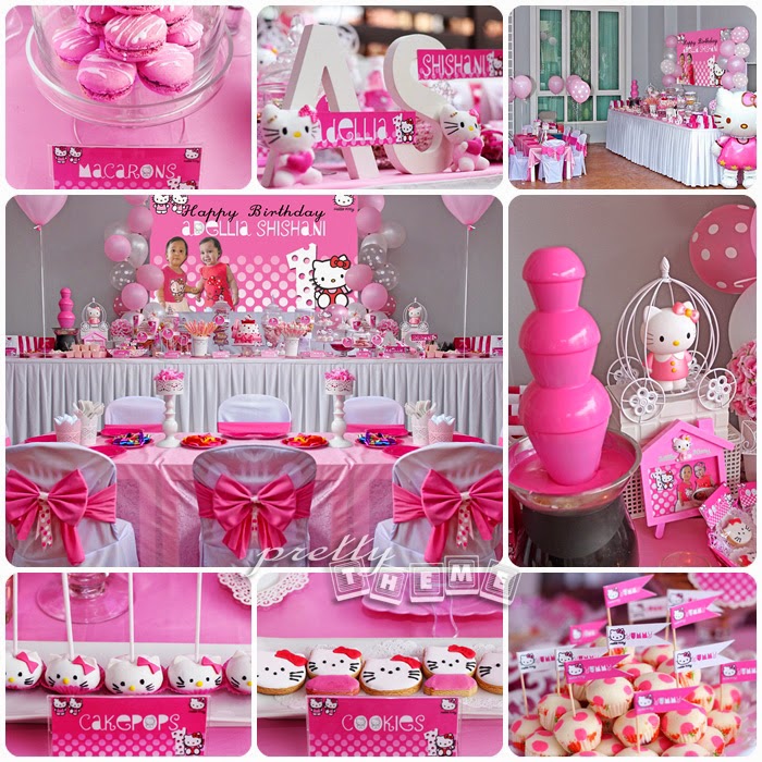 Hello Kitty Candy Buffet Table