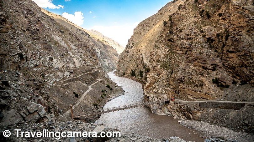 Khab - A beautiful village on India-Tibet border, where Spiti river ...