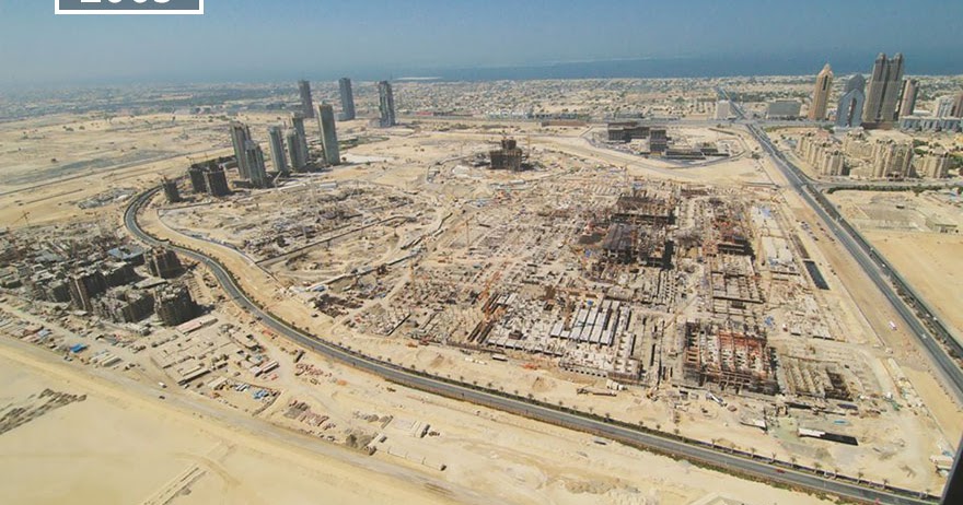 mochila de arquitecto: Dubai Antes/Después: Downtown (2005-2016)