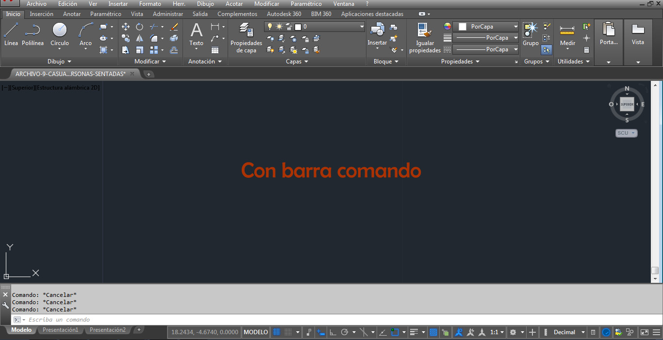 Activar/desactivar barra de comando de Autocad - Recursos Interior ...