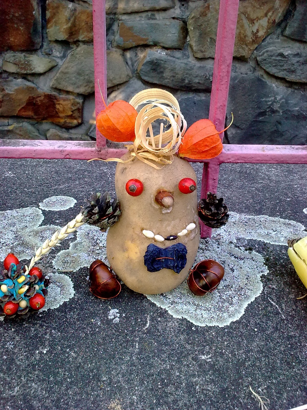 Kluci a já: Podzimní tvoření, pan Brambora a pan Brambora