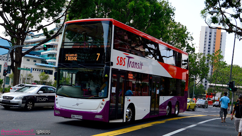 (buses[IN]gapore!): SBS Transit : Volvo B9TL/ Gemilang (SBS7777Y)