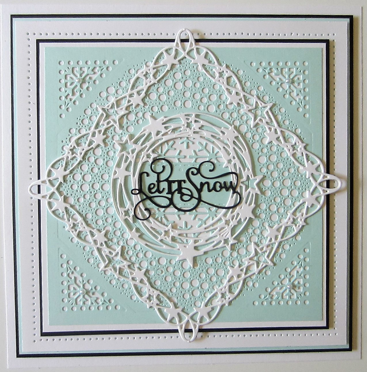 PartiCraft (Participate In Craft): Let it Snow Card