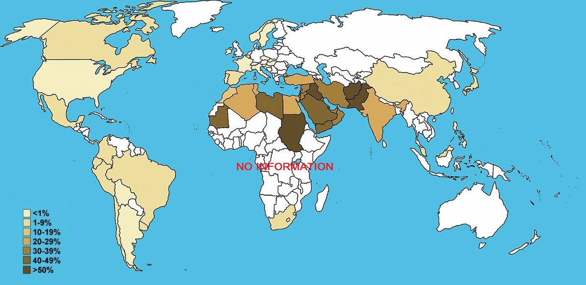 Global distribution of Inbreeding - Caligula's Horse