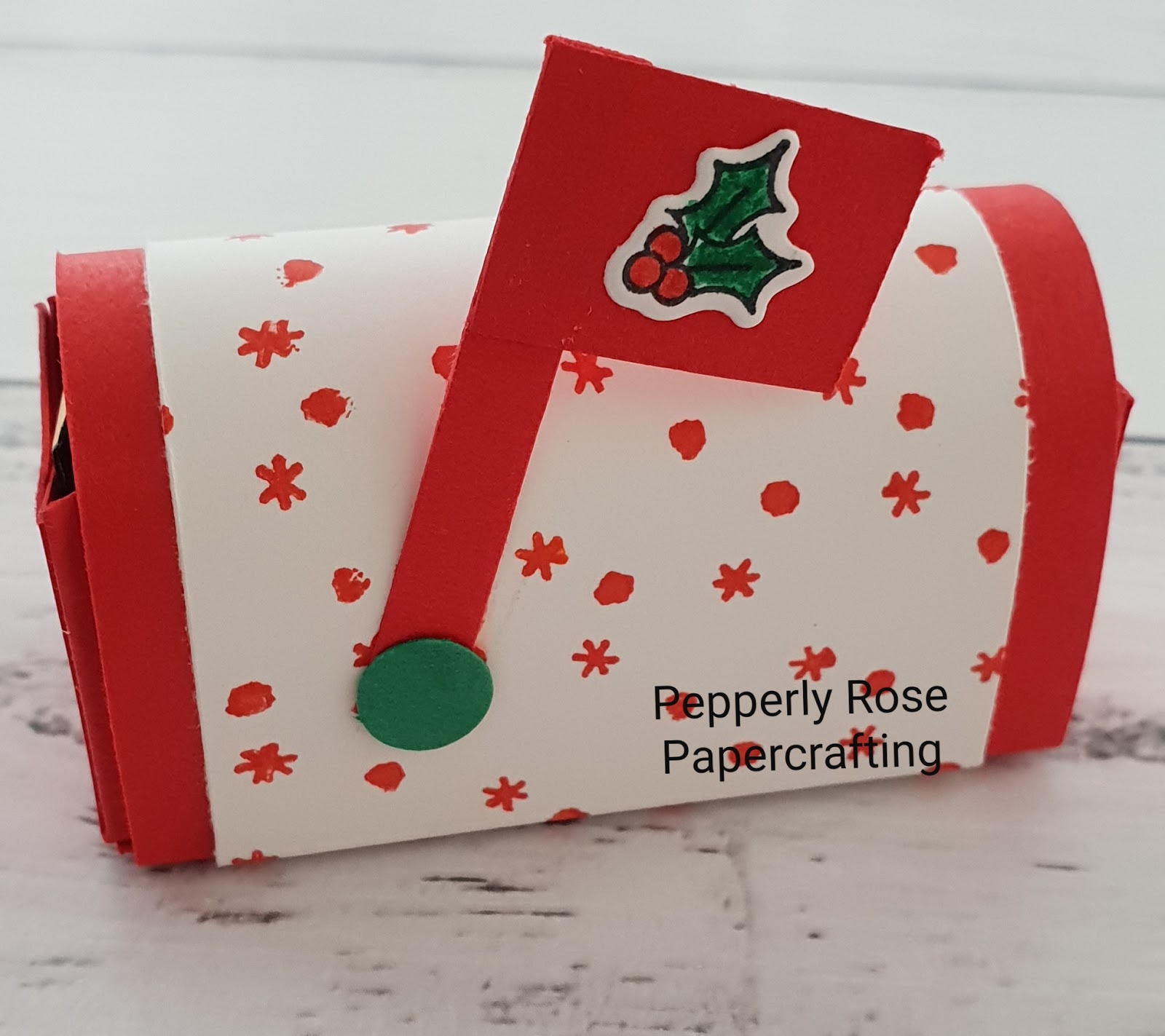 Pepperly Rose Papercrafting : Stampin Up! Mini Christmas Mail Treat Box