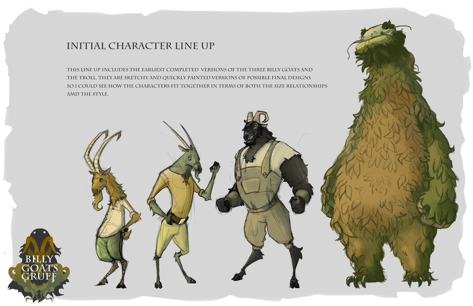 The Art of Chris: Some more from Billy Goats Gruff