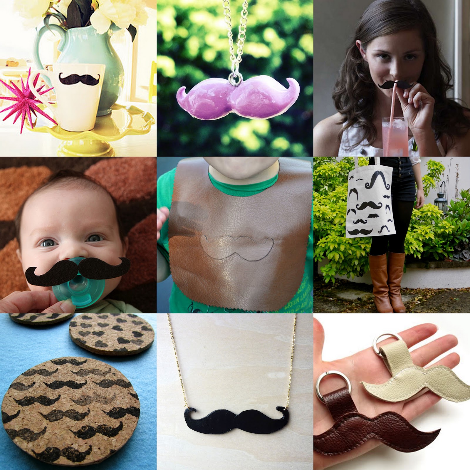 Cempaka's Art and Craft: DIY Craft Mustache Tutorials