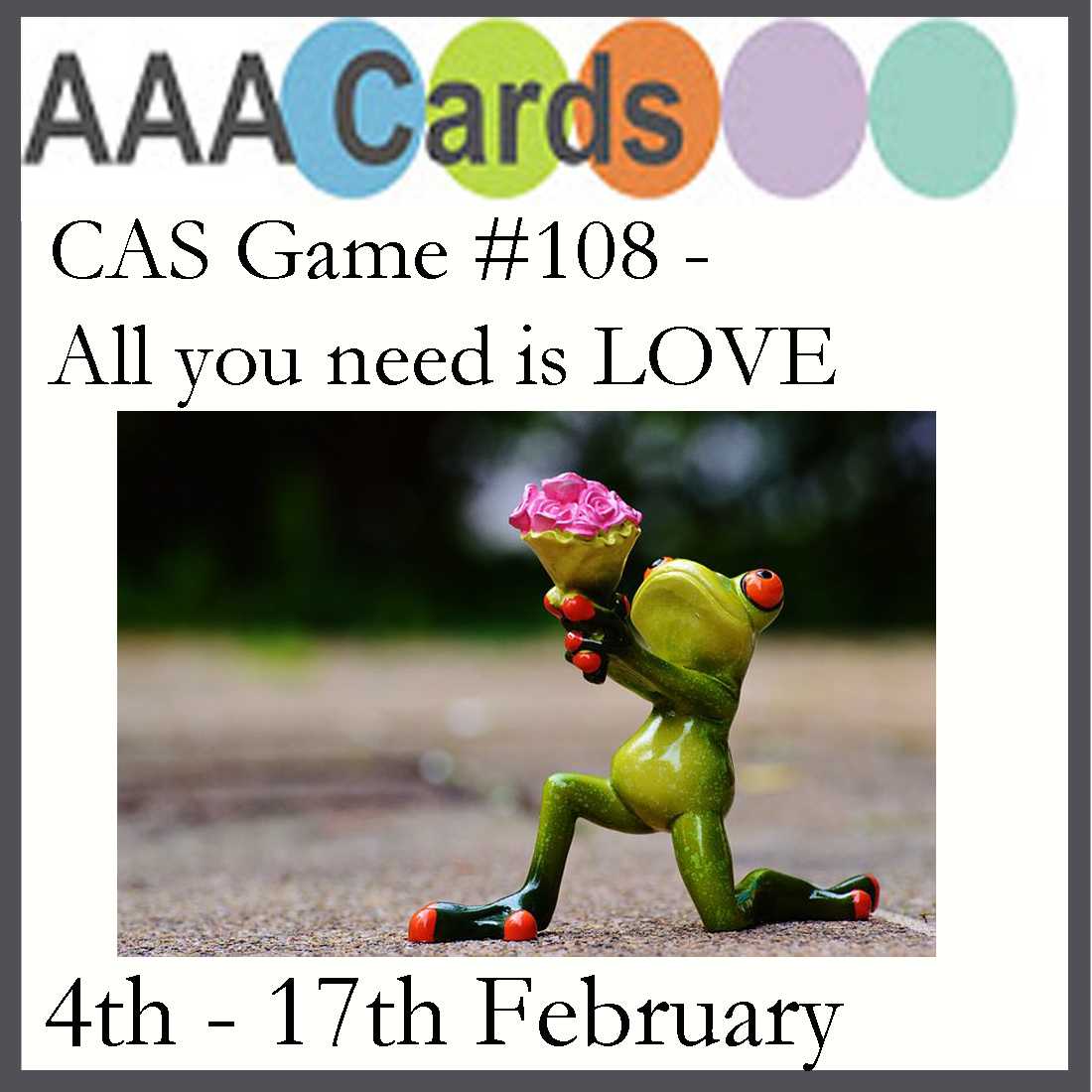 AAA Cards: CAS Game #108 - All You Need Is Love