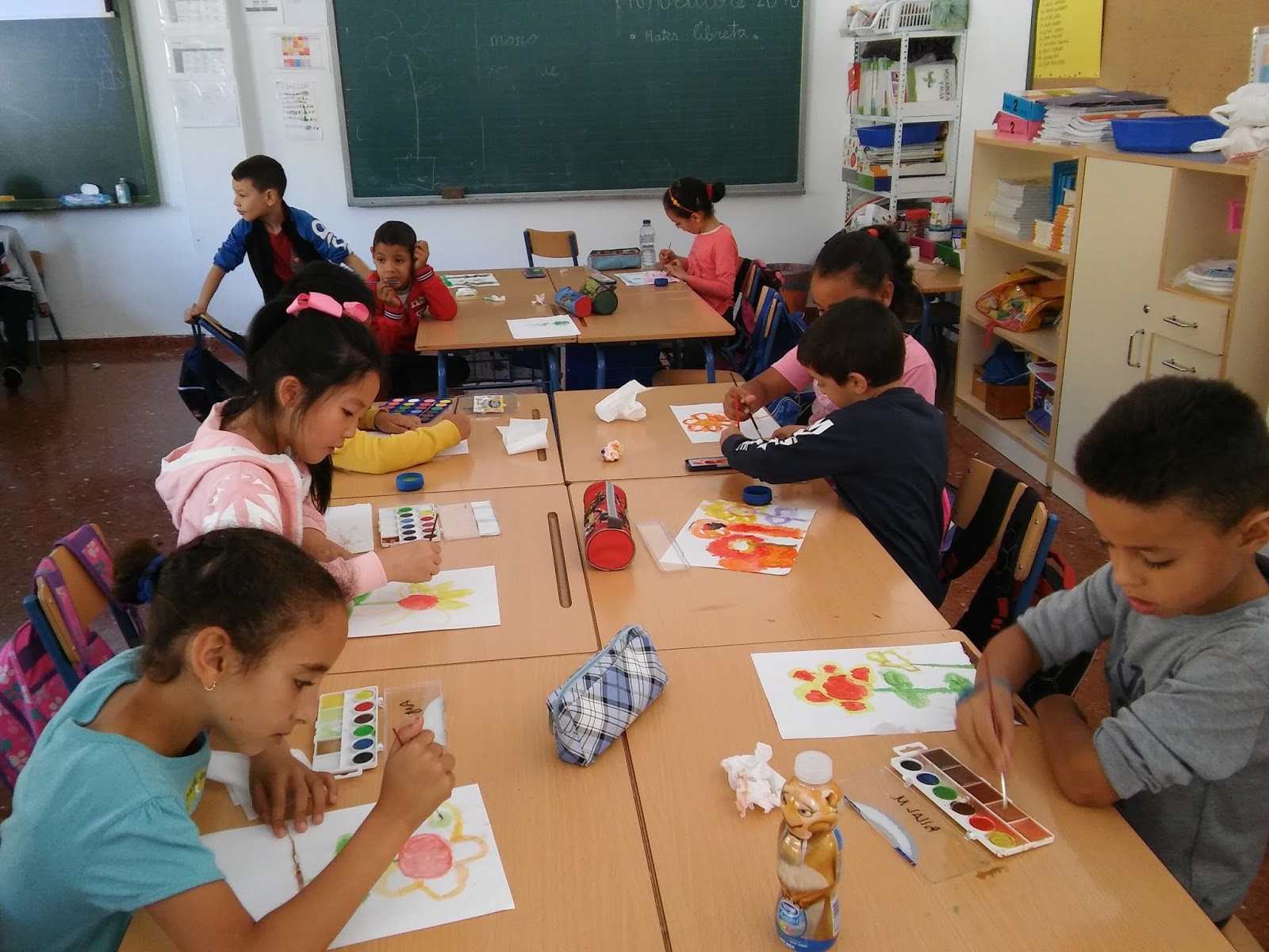 CEIP "San Amador": Clase de Artística en 2º A